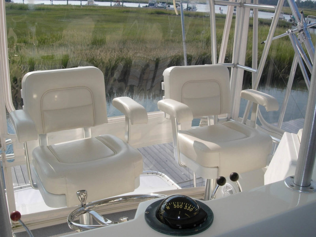 Helm chair upgrade - Marine Fabricator